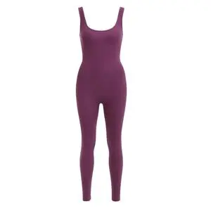 ALTRA VOLTA Sculpted Ribbed Jumpsuit - Purple