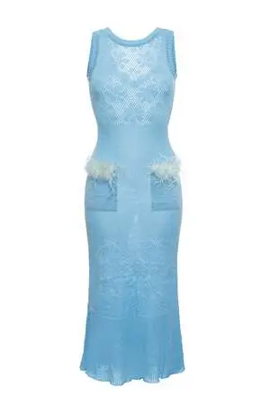 ANDREEVA Baby Rose Knit Dress