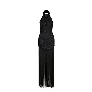 ATOIR Elle Tasseled Gown - Black