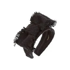 SIBI HATS Kim Tweed Headband - Black