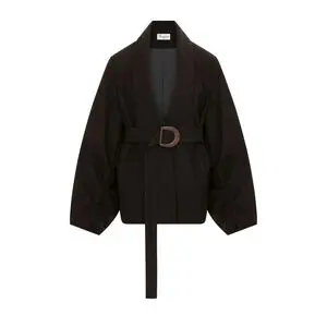 THISISU COLLECTION Textured Coat With Belt