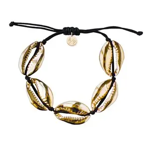 ADRIANA PAPPAS DESIGNS Sleek Shells Gold Plated Bracelet