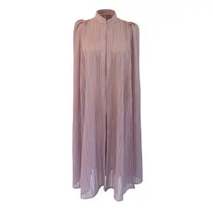 NINA NIEVES Alison Crochet Knit Cape
