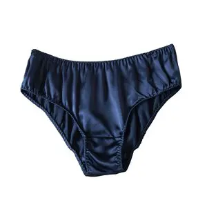 SOFT STROKES SILK Set Of Two Pure Mulberry Silk Bikini Pantie - Blue
