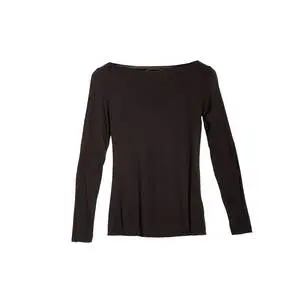 AT LAST... Slash-neck Base Layer - Black