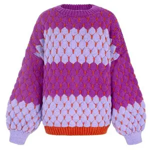 CARA & THE SKY Marissa Bubble Stitch Stripe Jumper