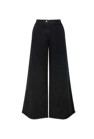 JAMES LAKELAND High-waisted Frayed Hem Jeans
