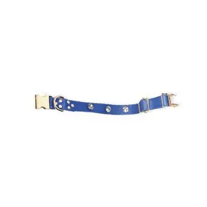 MAKPAWS Diamond-embellished Dog Collar - Blue
