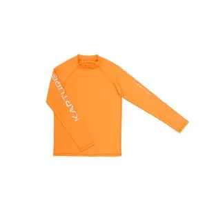KAPTURE Recycled Long Sleeve Rashguard - Orange