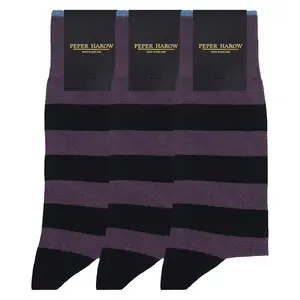 PEPER HAROW - MADE IN ENGLAND Equilibrium Organic Socks Bundle - Purple