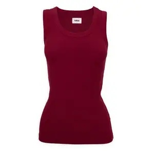 VÆNN Ribbed Scoop Neck Tank