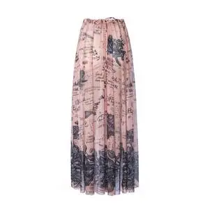 RODA SMARTSWIMWEAR Printed Beach Skirt - Black