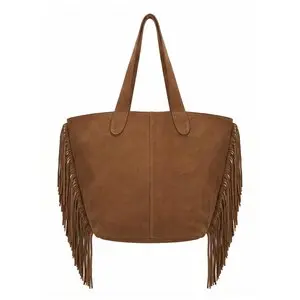NOOKI DESIGN Vancouver Suede Tote - Beige