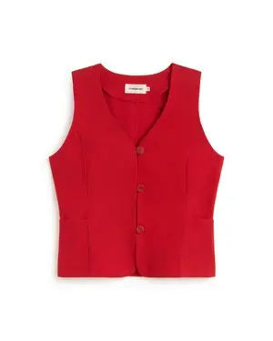 THINKING MU Alisa Organic Cotton Vest