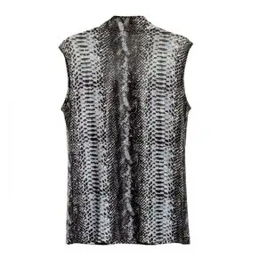 PALOMA LIRA Sleeveless Python Print Top