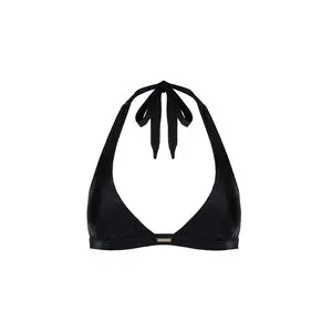 MONARCH Gisele Halter Neck Bikini Top - Black