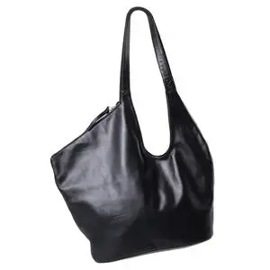 METAMORPHOZA Large Asymmetric Leather Shoulder Bag