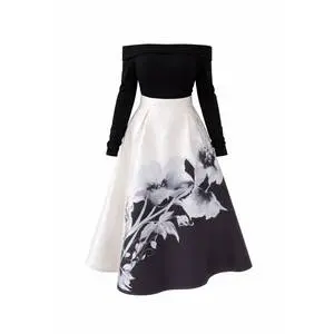 GIRL IN MIND Kathy Bardot Maxi Dress - Black