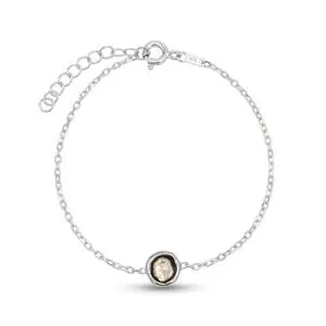 SPERO LONDON Sterling Raw Uncut Polki Diamond Bracelet - Silver
