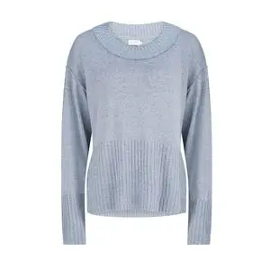 DREF Relaxed Fit Knit Sweater - Blue