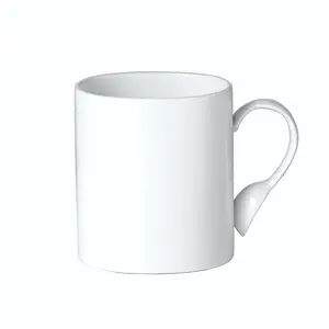 Twig New York Cutlery Oval Mug With Handle - White