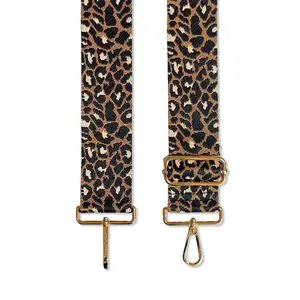 APATCHY LONDON Cheetah Print Bag Strap - Brown