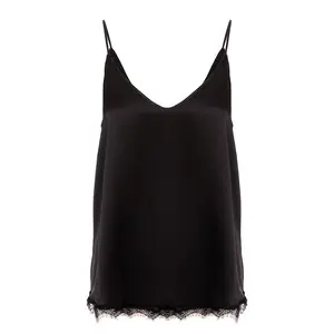 IZABELA MANDOIU Pure Silk Top With Adjustable Straps
