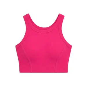 ALTRA VOLTA Ribbed Seamless Racerback Sports Top