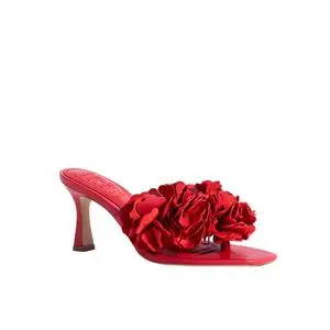 SELENA SELENA The Florist Mid Heel Sandal - Red