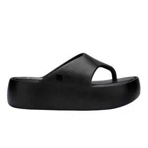 Melissa Platform Thong Sandals - Black
