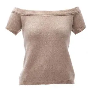 MAISON BOGOMIL Off-shoulder Knit Blouse