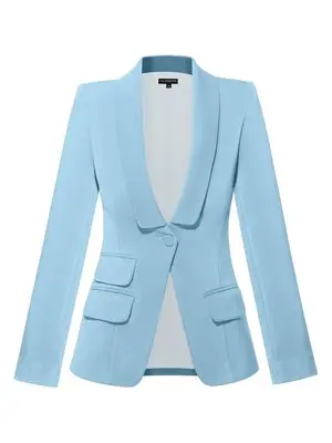 TIA DORRAINE Single-breasted Blazer - Blue