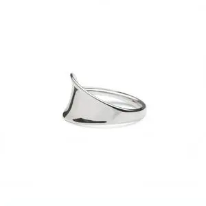 SHABELLA NYC Moon Adjustable Ring - Silver