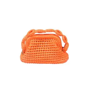 SIBYLLA DELPHICA Mini Persefoni Crochet Clutch - Orange