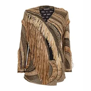 SARAH REGENSBURGER Amazonian Fringe Jacket
