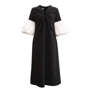 JULIA ALLERT Versatile Chic Dress With Puff Sleeves