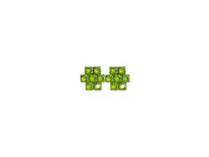 VICKISARGE The Hive Clip On Earrings - Green