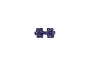 VICKISARGE The Hive Clip On Earrings - Purple