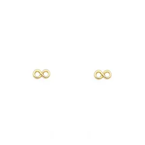 SOLIO JEWELLERY Mini Infinity Stud Earrings