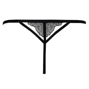 TALLULAH LOVE Midnight Rose Thong - Black