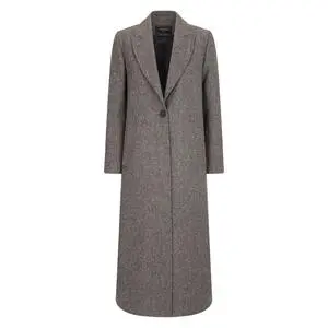 TRIONA Shannon Tweed Coat - Grey