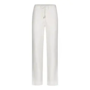 MAISON TANGERINE Linen Long Pants - White