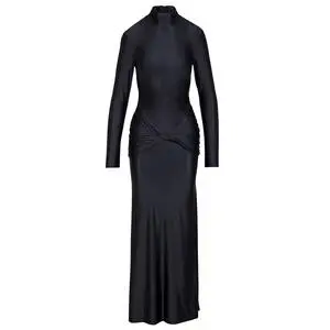 DELFI COLLECTIVE Anastasia Floor-length Gown - Black