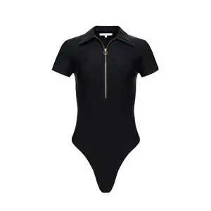 GOLDIE BYRD Zip Front Smoothing Bodysuit