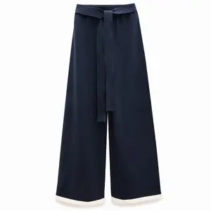 PERALUNA Waistbanded Knit Trousers