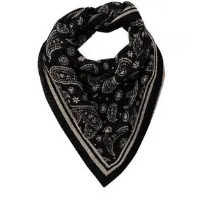 MOHAIR&ANGORA Mohair Foulard - Black