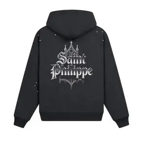 FREAK VAULT Saint Philippe Cathedral Noir Hoodie