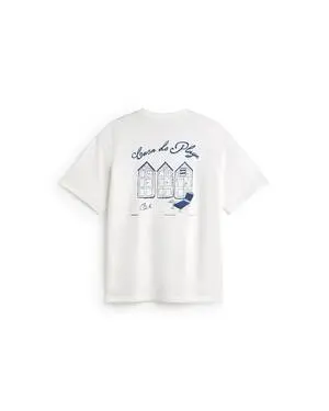 THINKING MU Aaron Beach House T-shirt - White