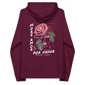 ANCHOR & CREW Organic Cotton Floral Print Hoodie - Red