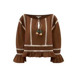 PECANPEPPERPELICAN Vervain Tassel Top